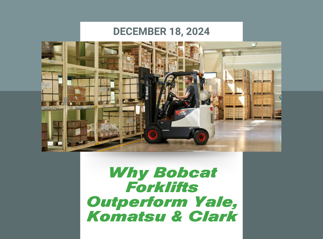 Comparing Bobcat, Yale, Komatsu, & Clark Forklifts | Norlift