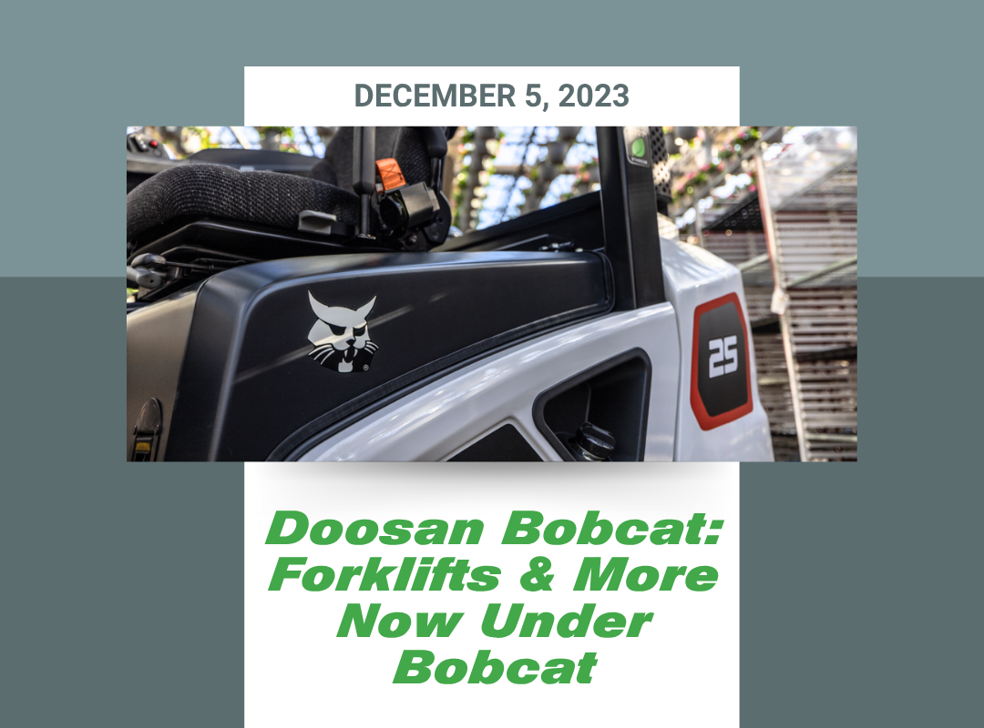 Doosan Bobcat Consolidates Portable Power, Industrial Air & Forklifts ...